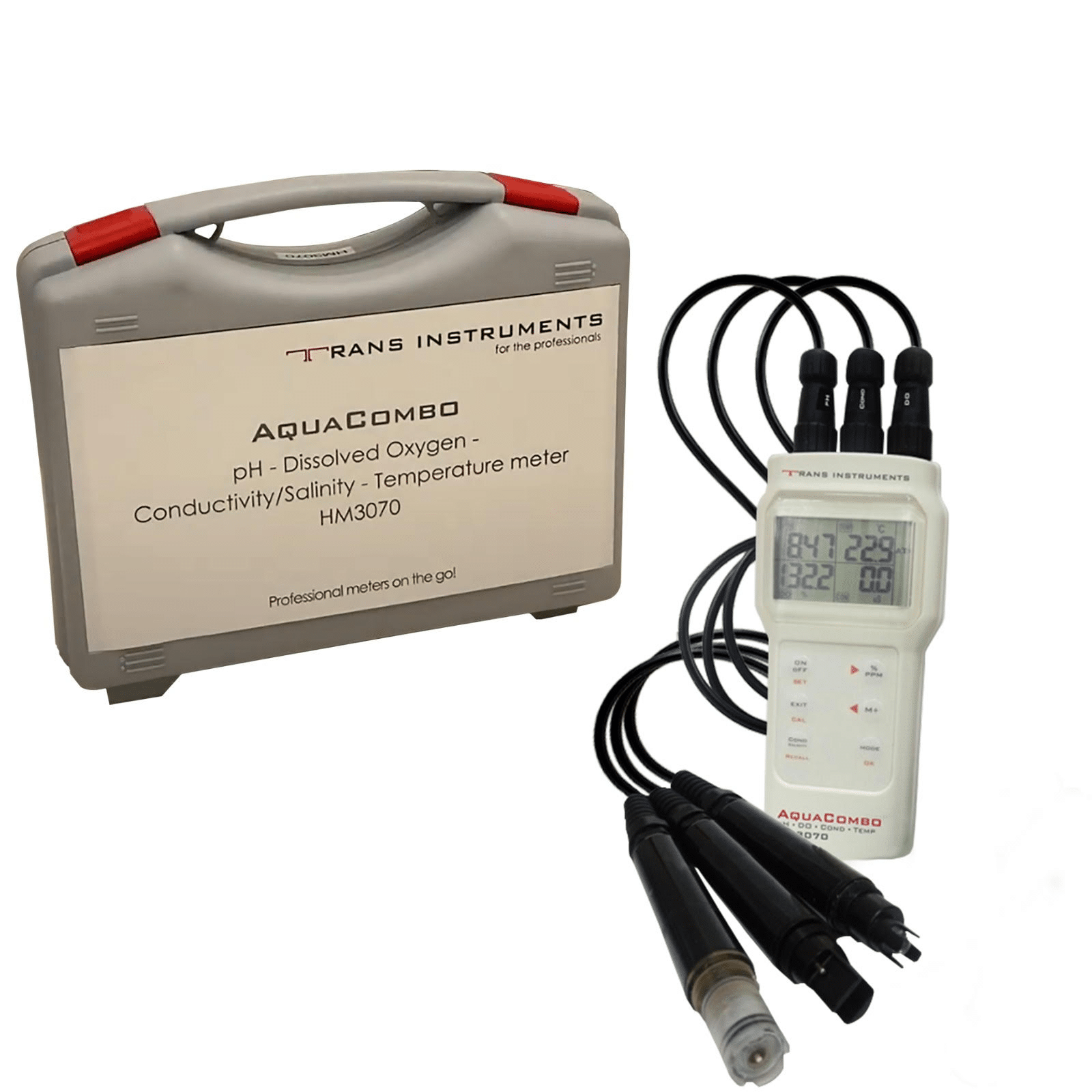 Medidor Multiparamétrico Aquacombo Ph Conductividad Salinidad